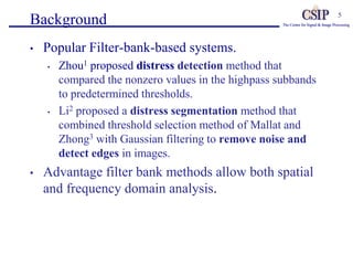 Enhanced adaptive filter bank-based automated pavement | PPT