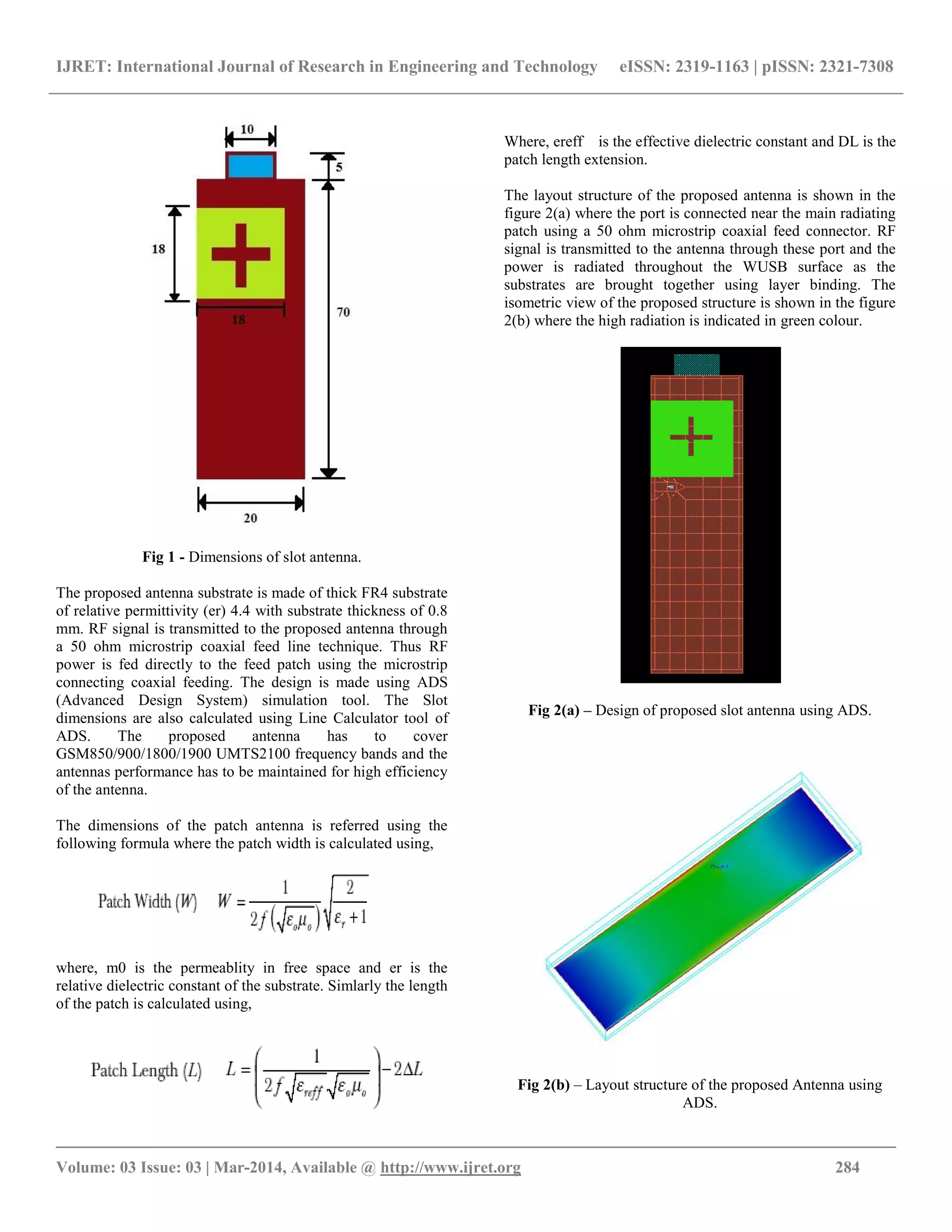 Enhanced bandwidth multiband slot antenna for portable devices | PDF