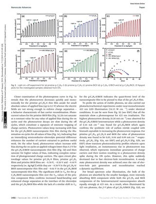 Enhanced charge separation in g-C3N4–BiOI heterostructures for visible ...