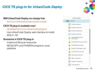 Enhanced cics cloud enablement and dev ops capabilities | PPT