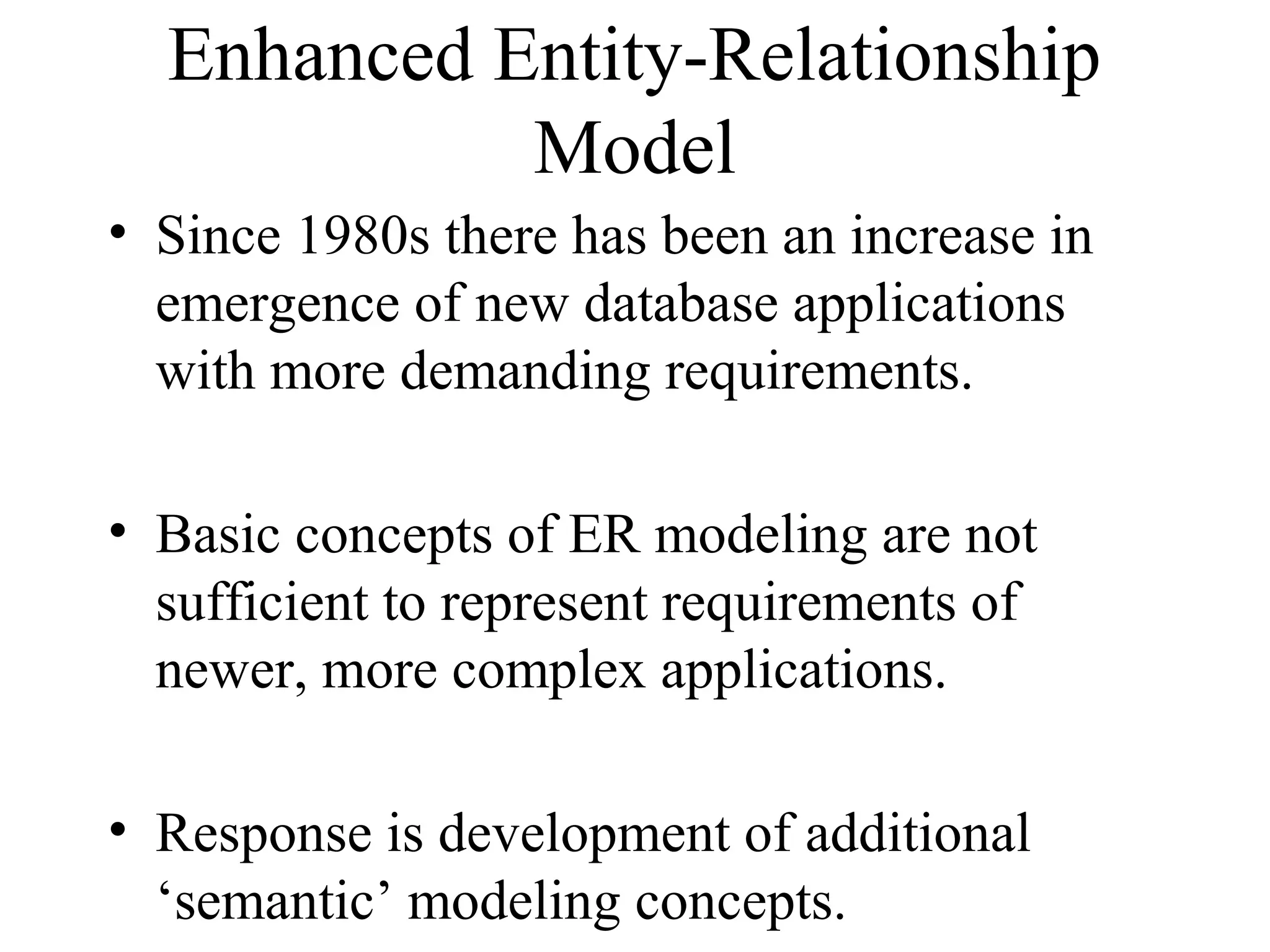 Enhanced E-R diagram | PPT