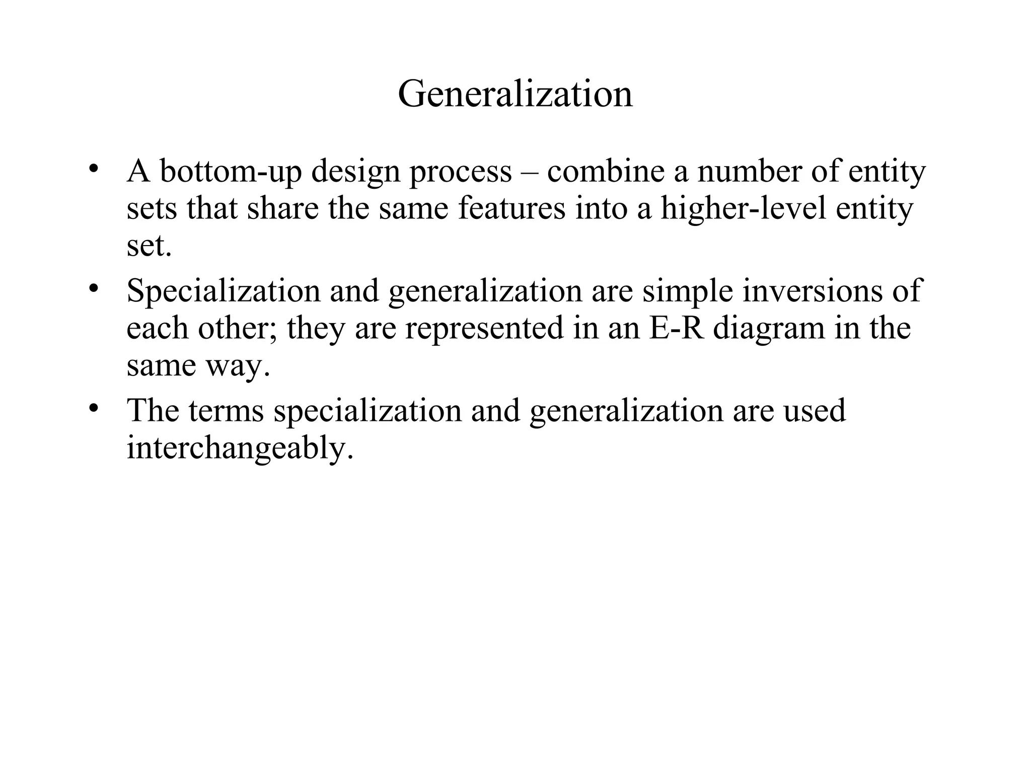Enhanced E-R diagram | PPT