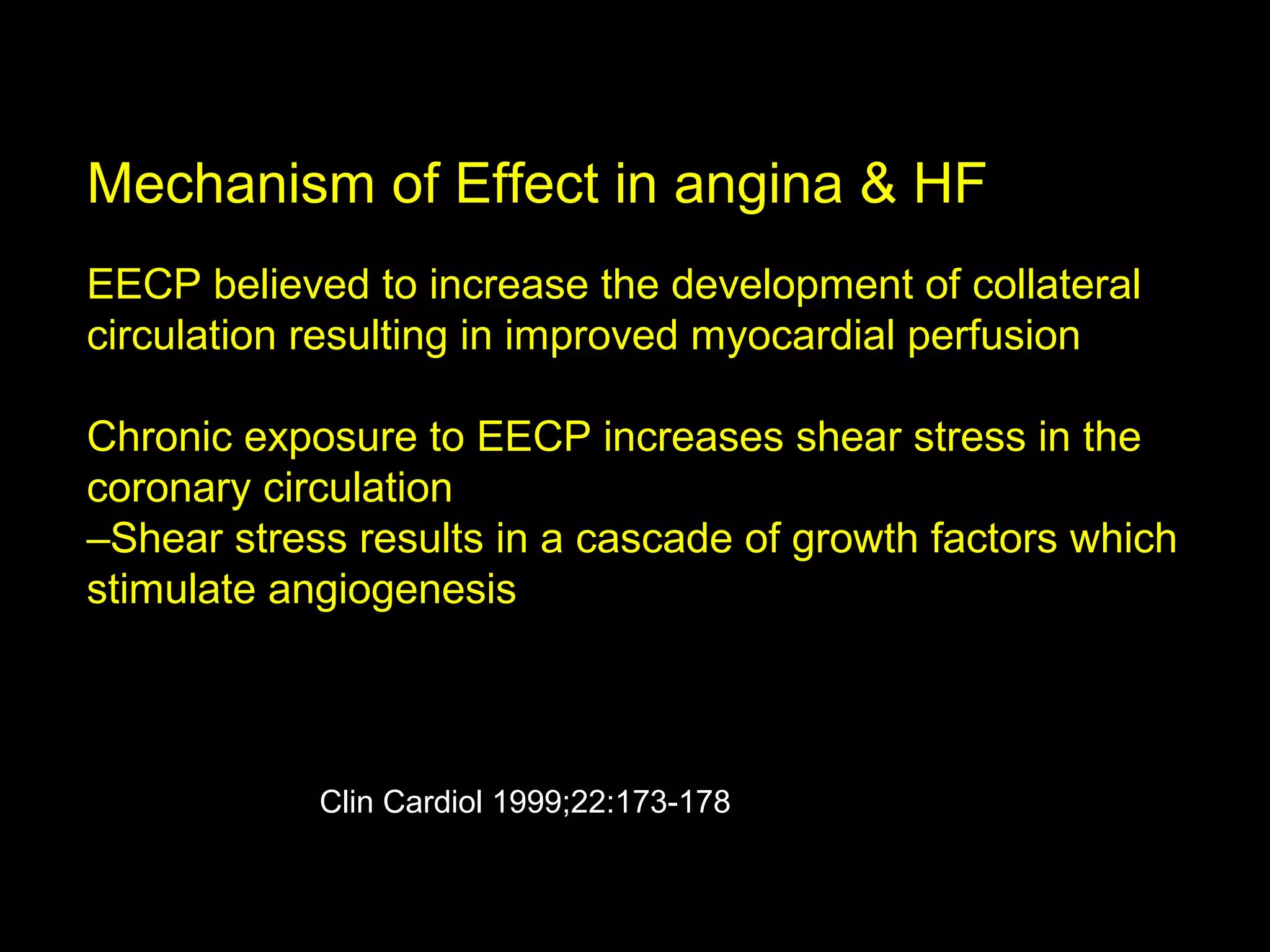 Enhanced external counterpulsation (eecp) role in | PPT