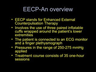 Enhanced external counterpulsation (eecp) role in | PPT