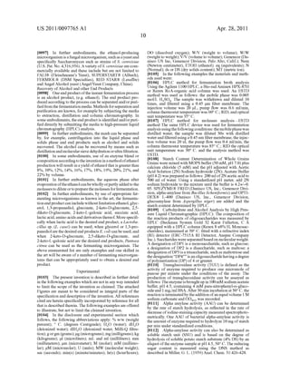 Enhanced fermentation process using molasses | PDF