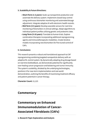 Enhanced Immunomodulation of Cancer-Associated Fibroblasts (CAFs) via ...