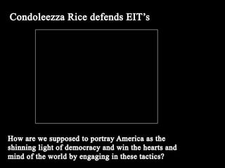 Enhanced interrogation debate | PPTX