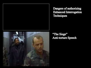 Enhanced interrogation debate | PPTX