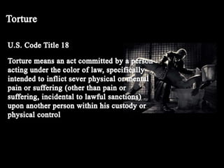 Enhanced interrogation debate | PPTX
