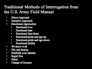 Enhanced interrogation debate | PPTX