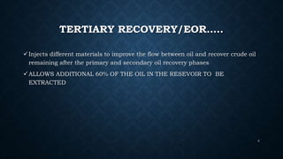 USE OF MICROBES IN OIL RECOV. | PPTX