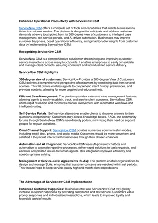 Enhanced Operational Productivity with ServiceNow CSM.pdf