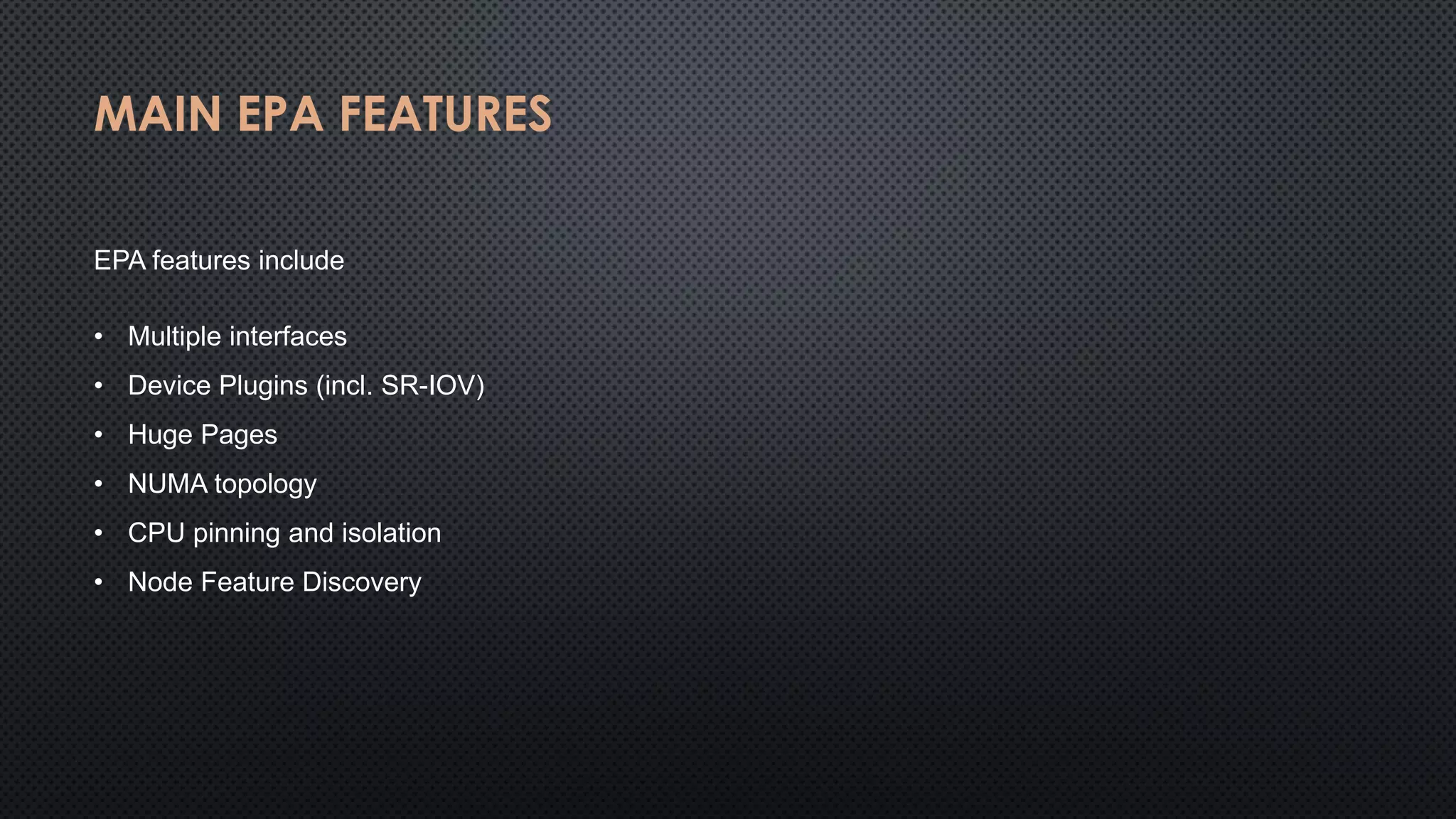 Enhanced platform awareness | PPT