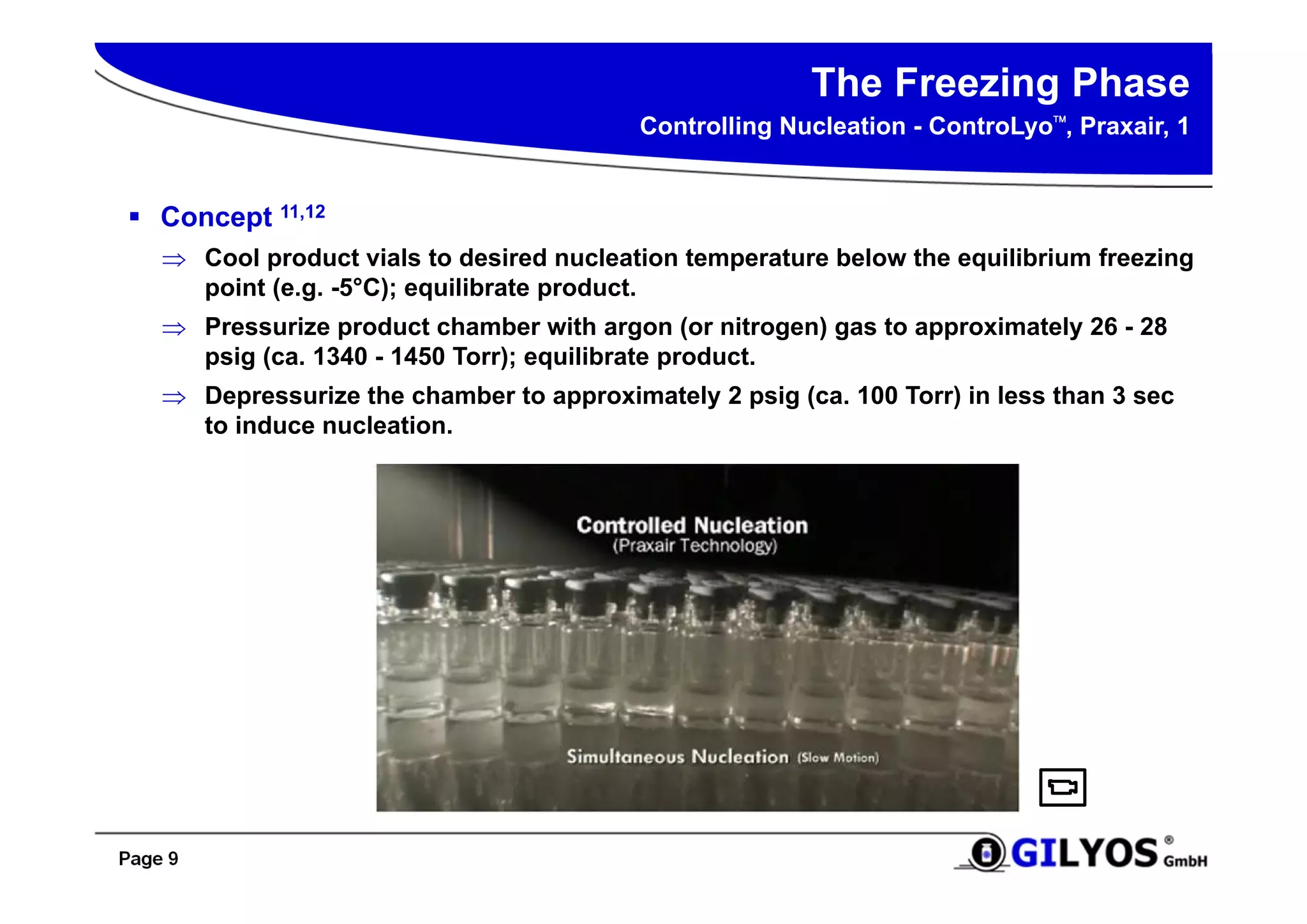 Enhanced Process / Product Understanding and Control in Freeze Drying ...
