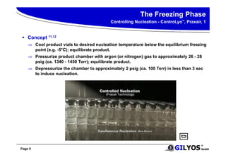 Enhanced Process / Product Understanding and Control in Freeze Drying ...