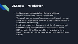 Enhanced real time semantic segmentation | PPTX