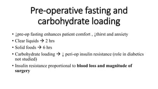 Enhanced recovery after surgery (eras) | PPTX