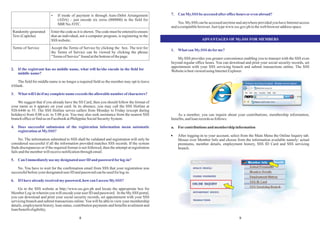Using the SSS Website | PDF