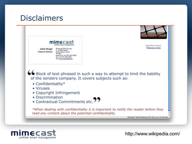 Mimecast Enhanced Stationery | PPTX | Desktop Publishing | Computer ...