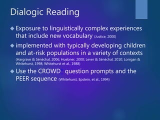 Storybook Interventions and Signing DHH Children's Vocabulary | PPT