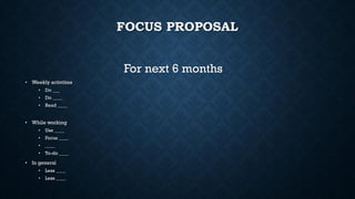 9 ways to enhance your focus | PPT
