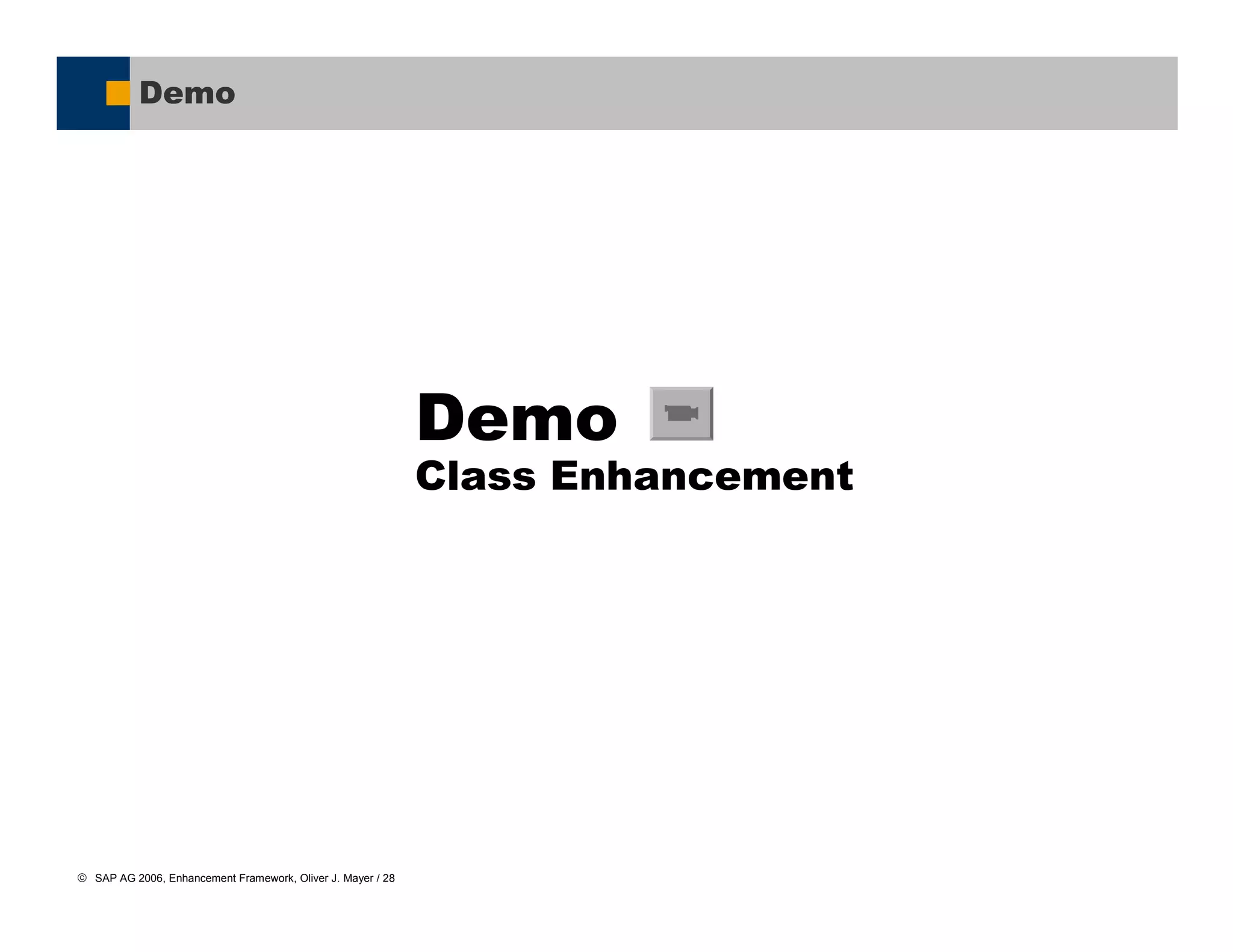 Enhancement framework the new way to enhance your abap systems | PDF