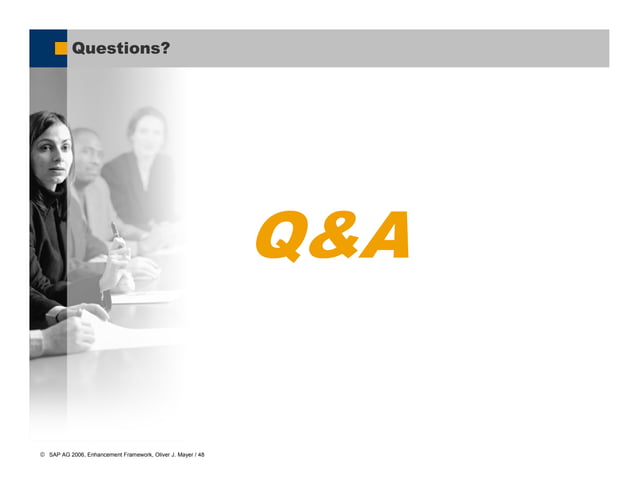 Enhancement Framework The New Way To Enhance Your Abap Systems Pdf