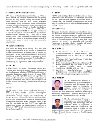 Enhancement in network security with security protocols | PDF