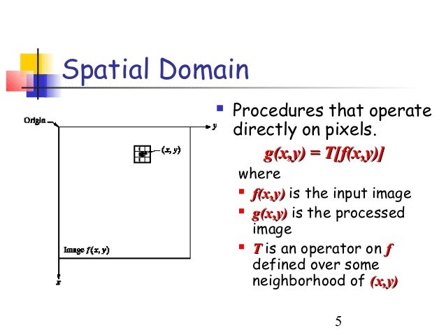 Enhancement In Spatial Domain