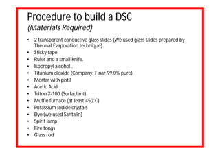 Enhancement in the efficiency of solar cells final ppt | PDF
