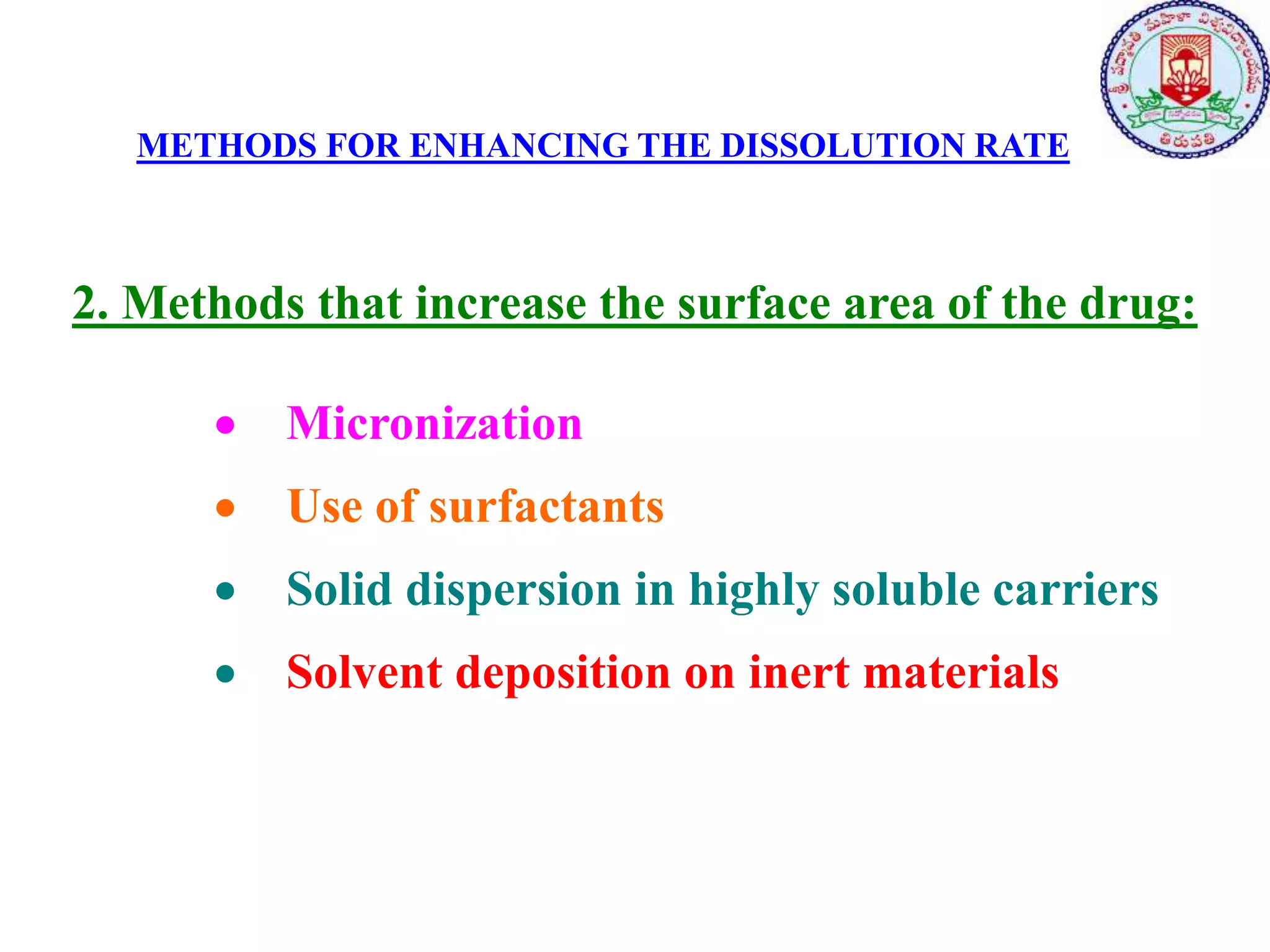Enhancement of dissolution rate and bioavailability of poorly soluble ...