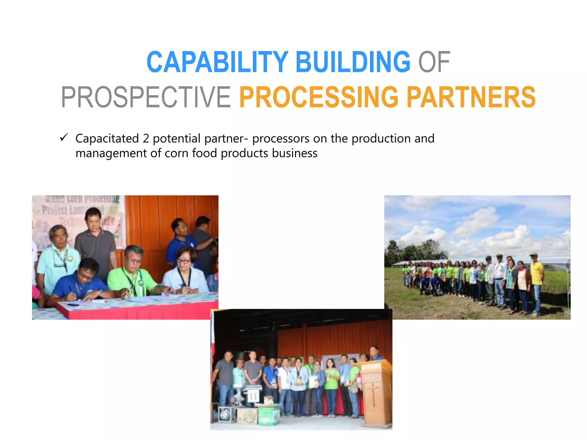 Enhancement of developed food products from CVRC open pollinated (OPV ...