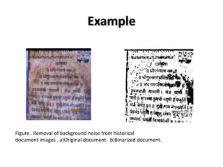 Enhancement of Old Images and Documents by Digital Image Processing ...