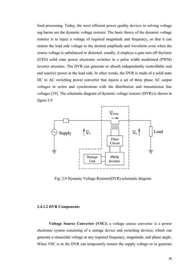 Enhancement of power quality in distribution system by using D-STATCOM | PDF