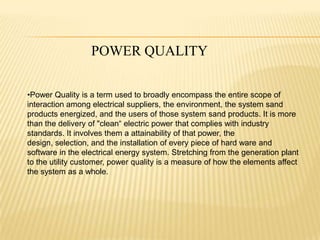 Enhancement of power quality in distribution system using d statcom | PPT