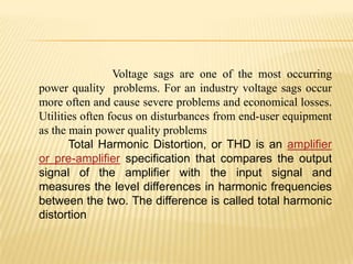 Enhancement of power quality in distribution system using d statcom | PPT