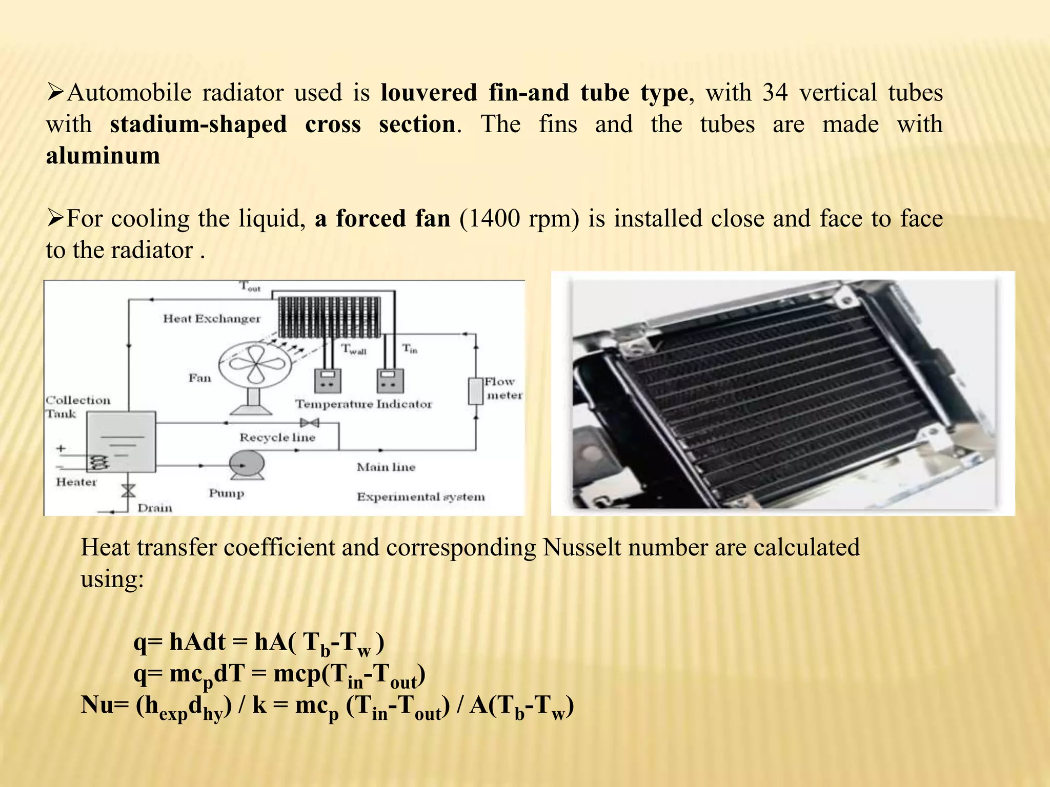 Enhancement of rate of heat transfer using nano fluids | PPTX