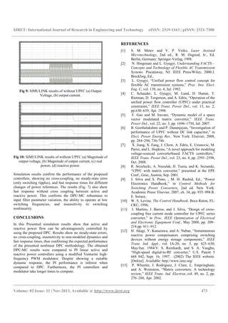 Enhancement of upfc performance with matrix | PDF