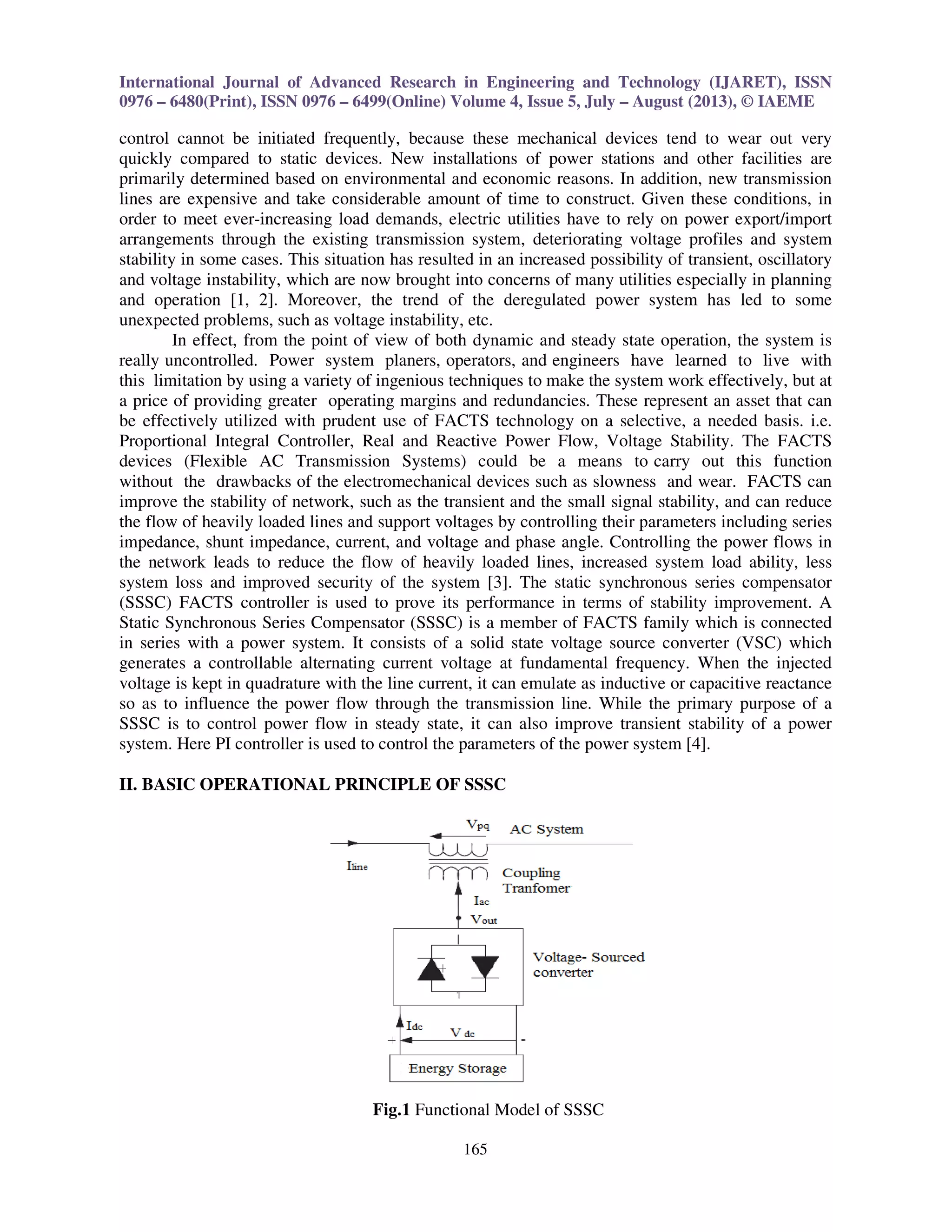 Enhancement of voltage stability using static synchronous series compensator | PDF