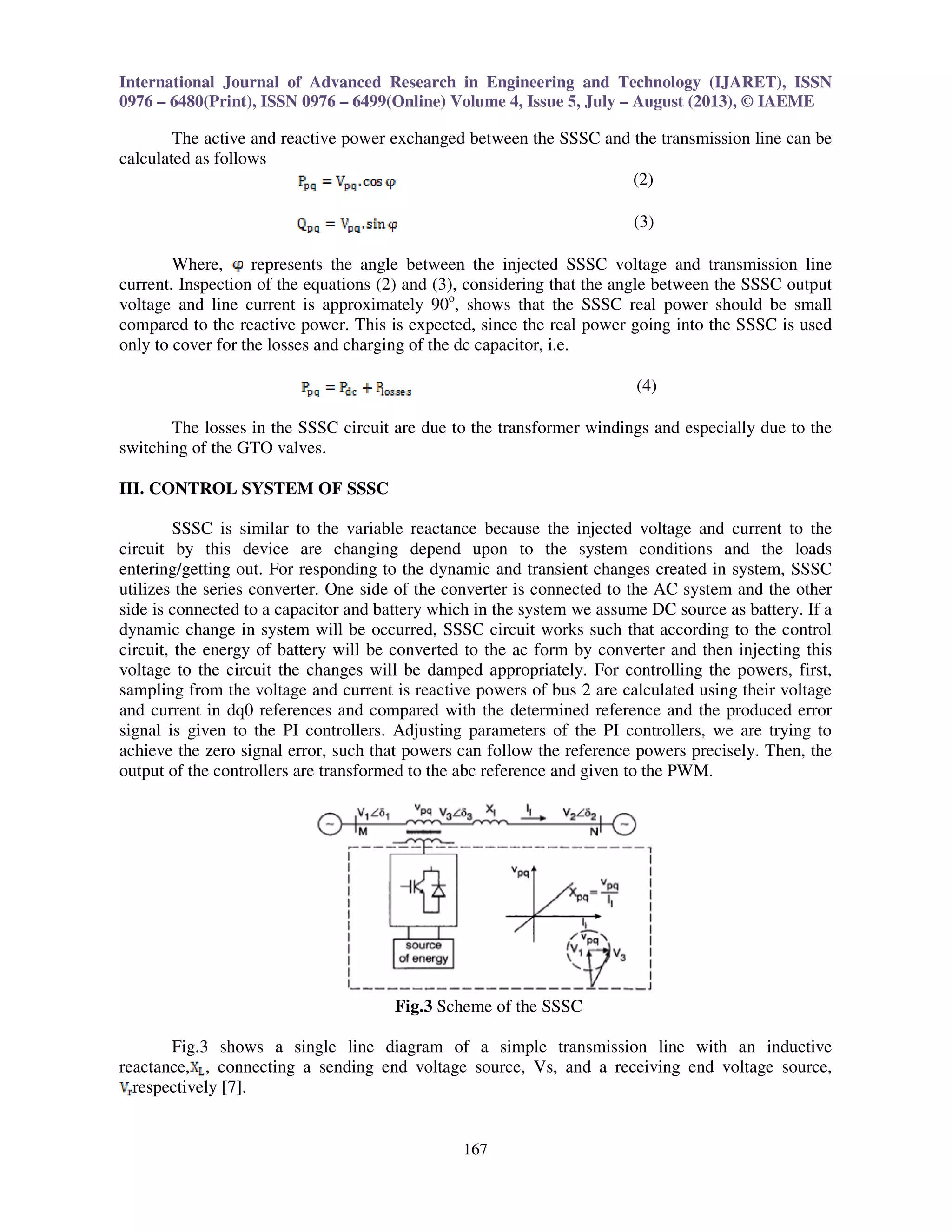 Enhancement of voltage stability using static synchronous series ...