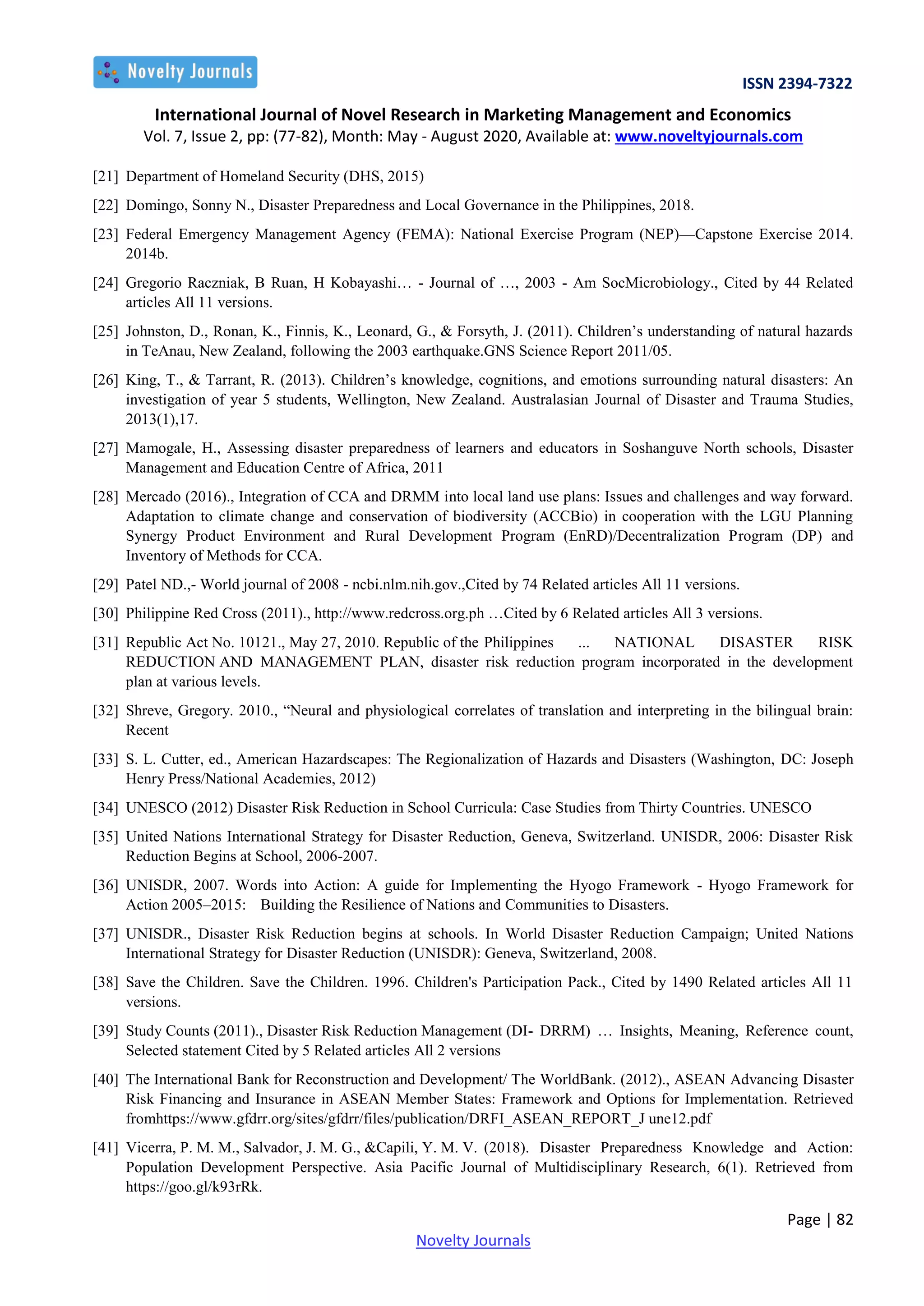 Enhancement on Disaster Risk Reduction and Management (DRRM) operations ...