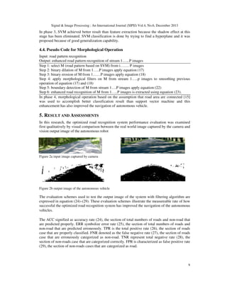 Enhancement performance of road recognition system of autonomous robots in shadow scenario | PDF