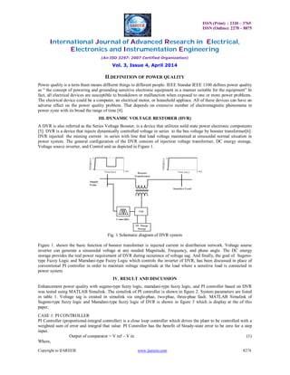 Enhancement Power Quality with Sugeno-type Fuzzy Logic and Mamdani-type Fuzzy Logic Base on DVR ...