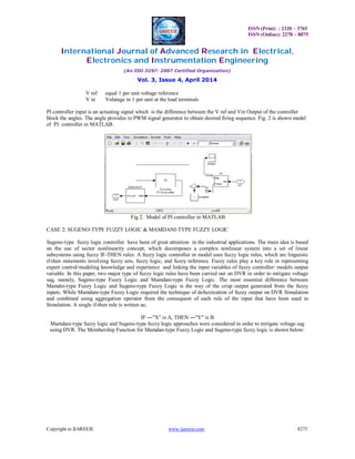 Enhancement Power Quality with Sugeno-type Fuzzy Logic and Mamdani-type Fuzzy Logic Base on DVR ...
