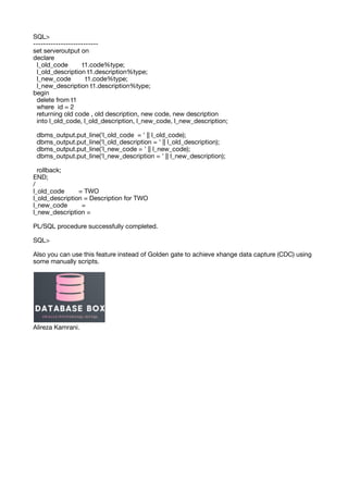 Enhancements in Oracle 23c Introducing the NewOld Returning Clause | PDF