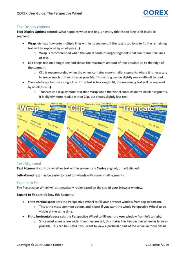Enhancements to the QOREX Perspective wheel | PDF