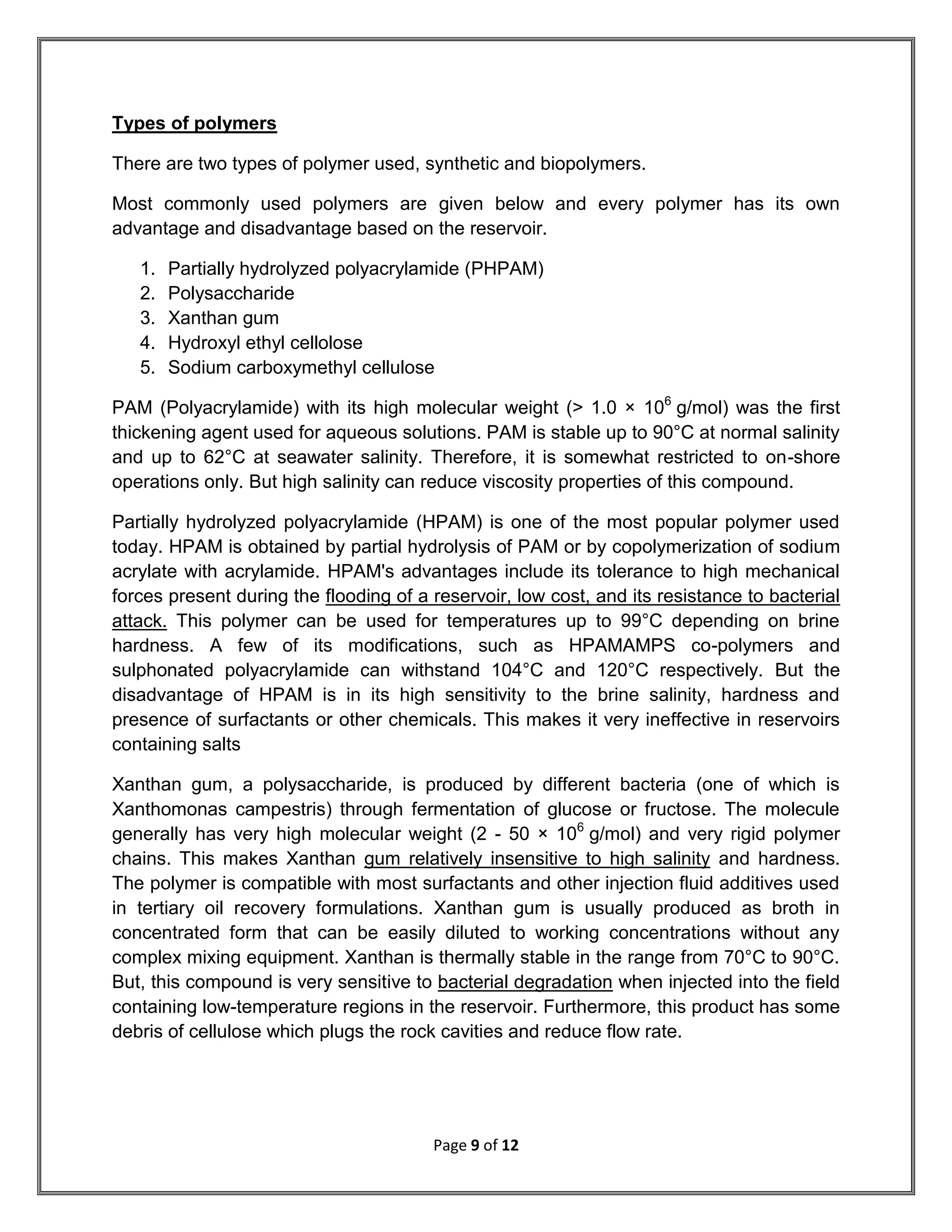 Enhance oil recovery review | PDF