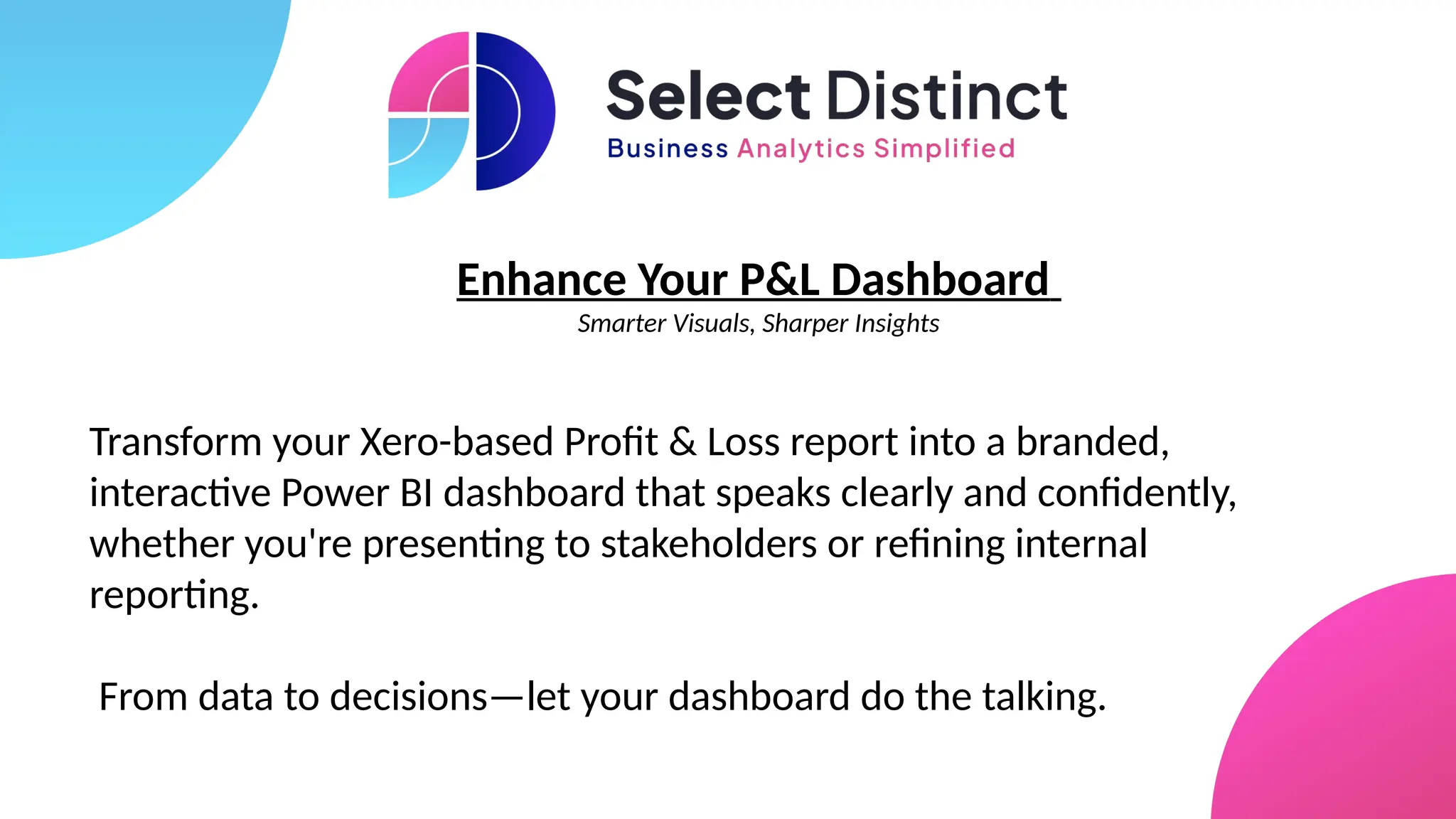 Enhance Your Xero P&L in Power BI - Smarter Visuals, Sharper Insights ...