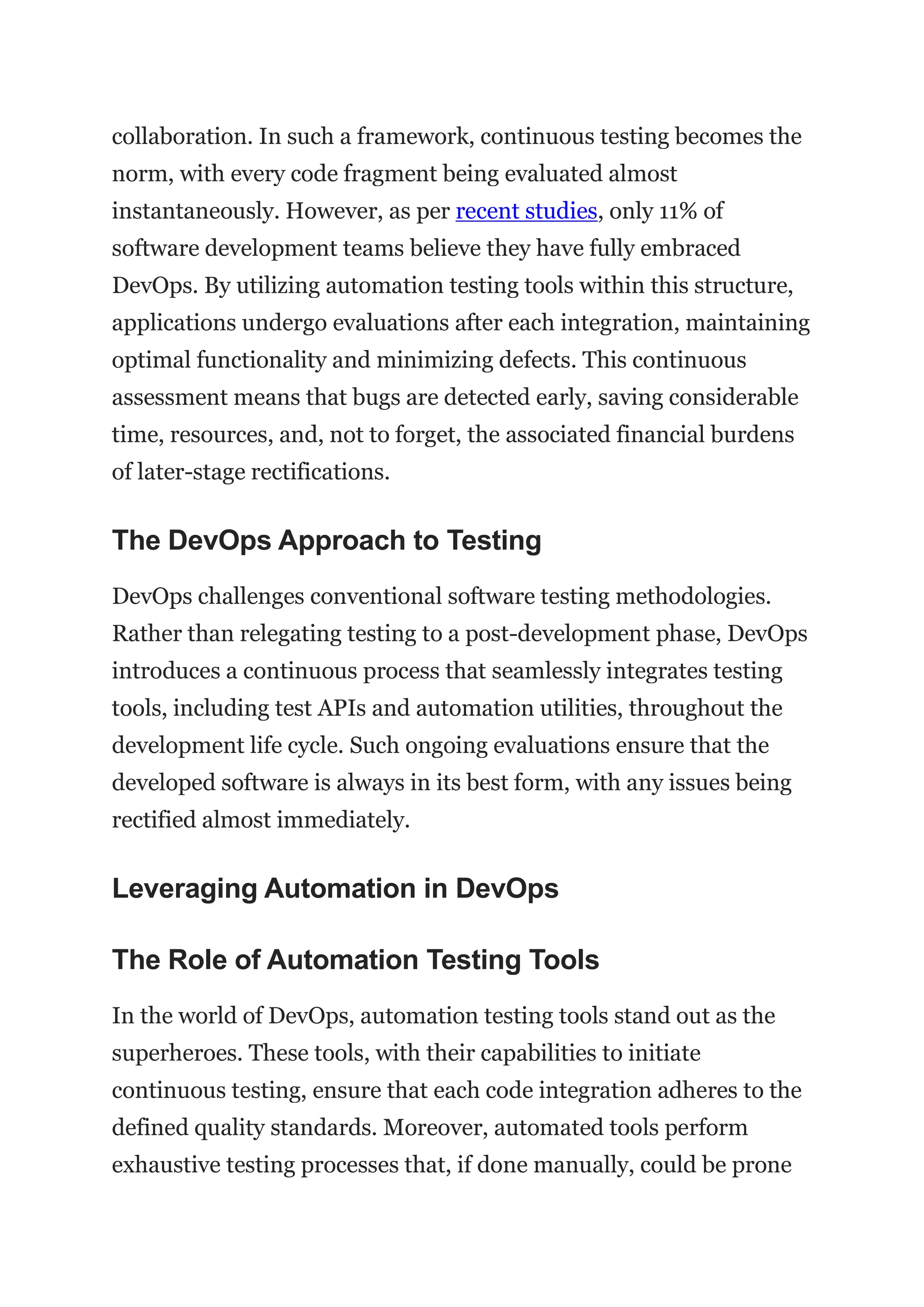 Enhance Software Testing With Devops Practicespdf 