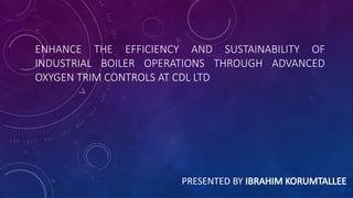 Enhance the efficiency and sustainability of industrial boiler.pptx